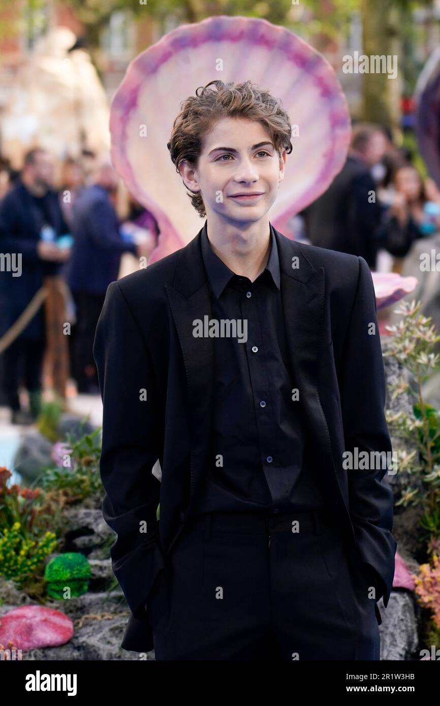 Jacob Trembley upon arrival for the premiere of The Little Mermaid, in ...