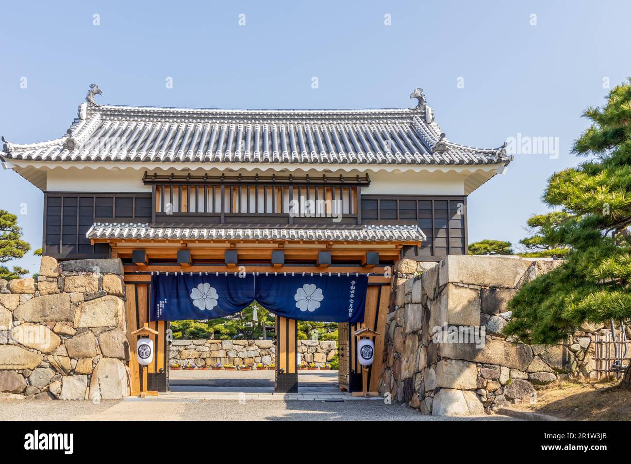 Takamatsu, Japan - March 30, 2023: Tamamo Park, or Takamatsu Castle ...
