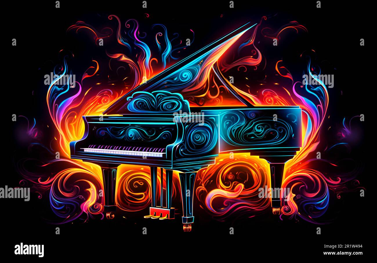 Neon Piano