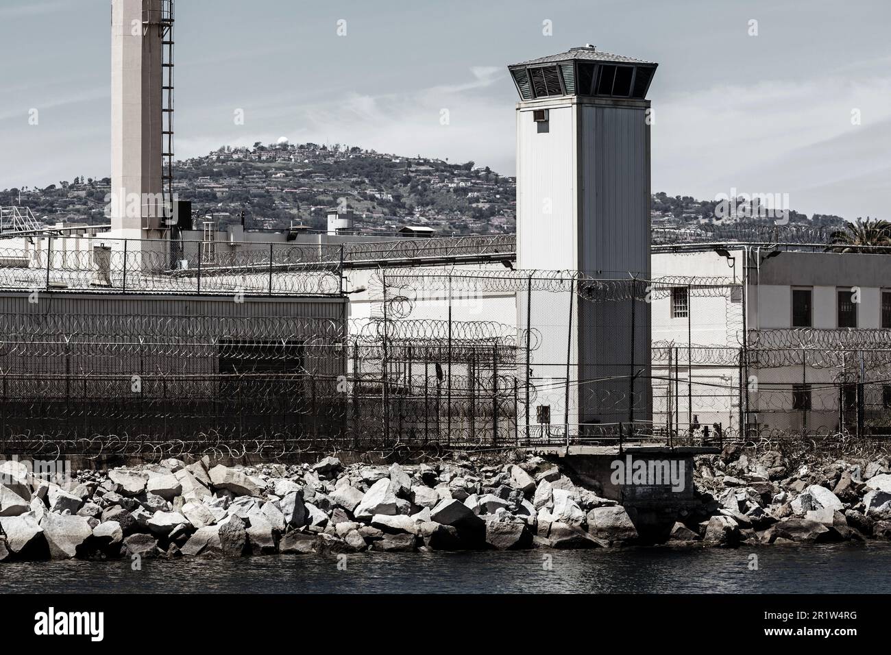Terminal Island Prison, Port of Los Angeles, San Pedro, Southern ...
