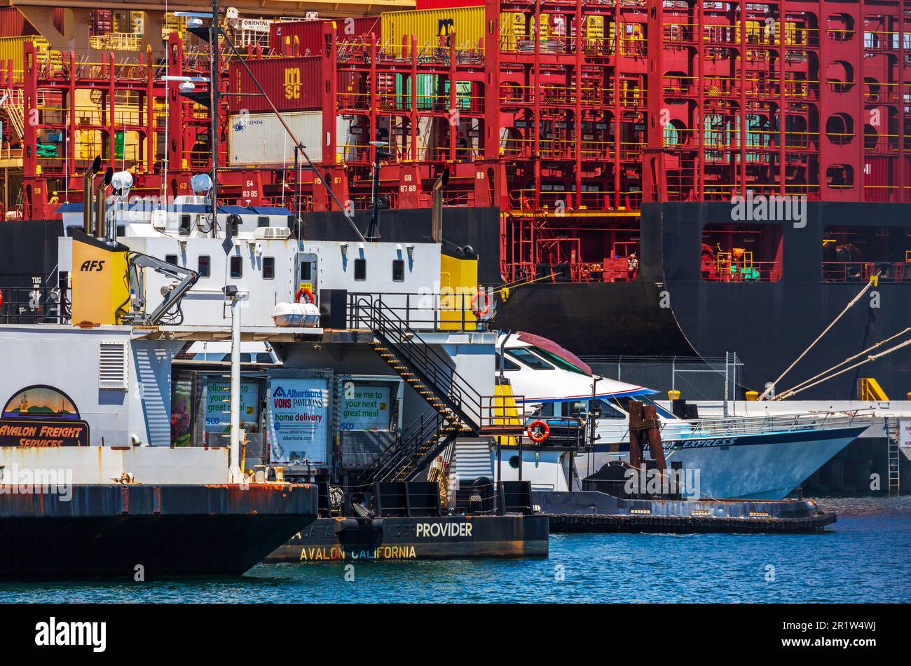 Catalina Island Ferry Terminal, Port of Los Angeles, San Pedro ...