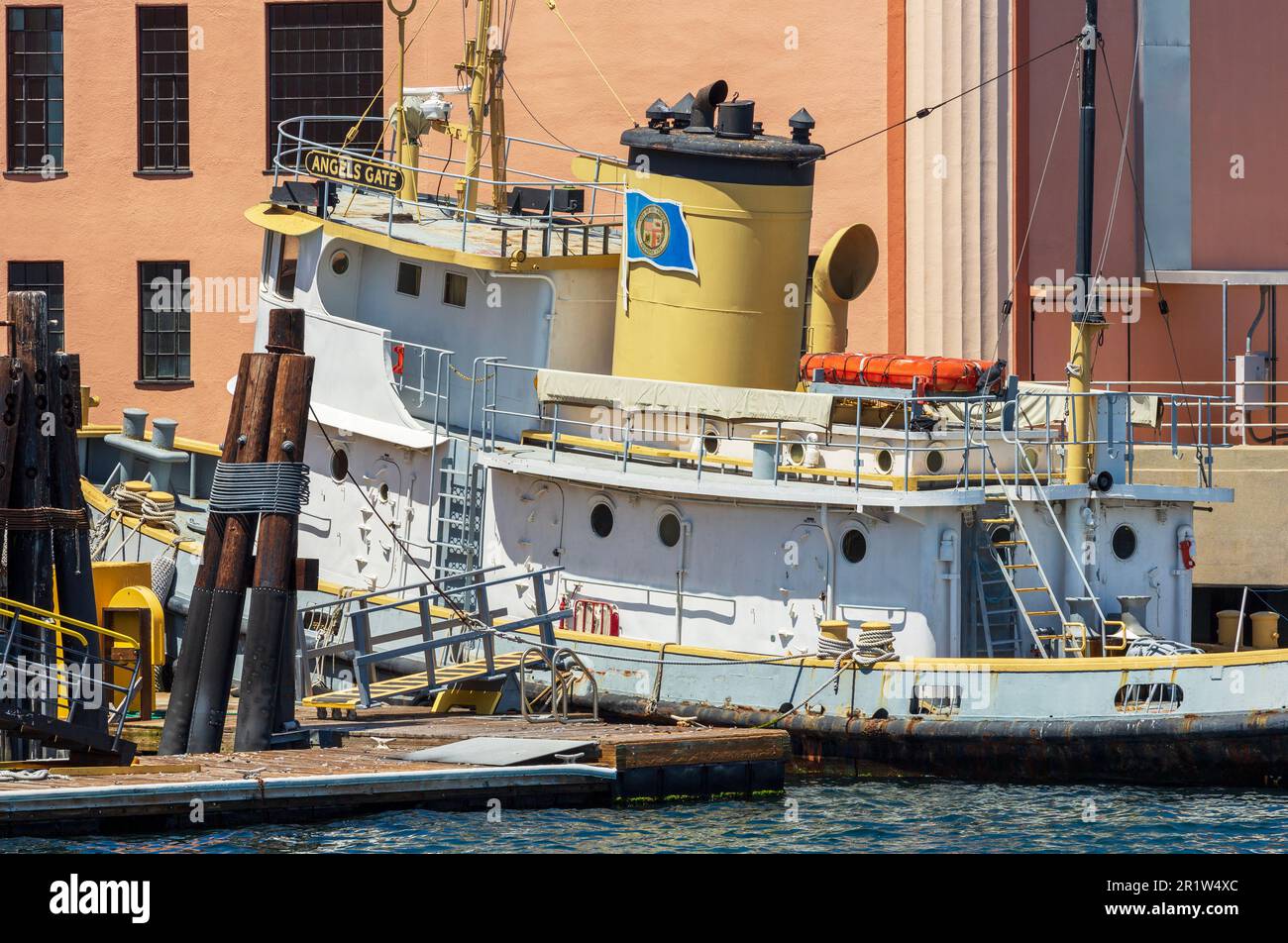 Tugboat Angels Gate, Los Angeles Maritime Museum, San Pedro, Southern ...