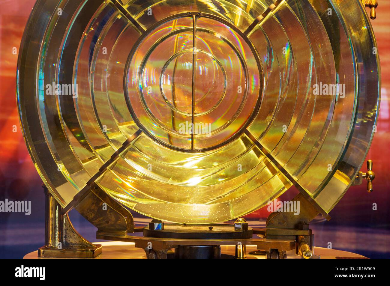 Angels Gate Lighthouse lens, Los Angeles Maritime Museum, San Pedro ...