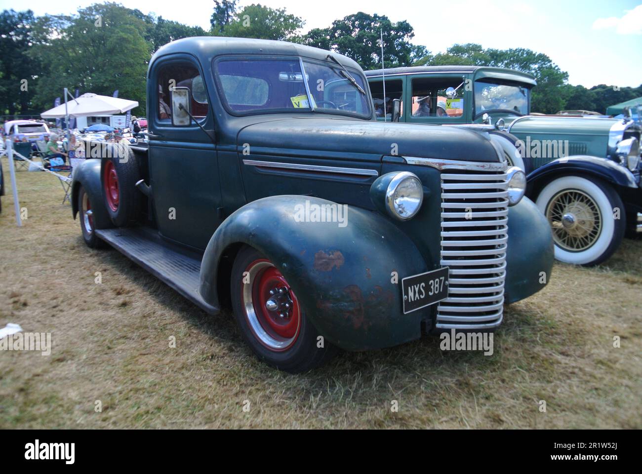 A 1939 Chevrolet Pickup truck parked on display at the 47th Historic ...