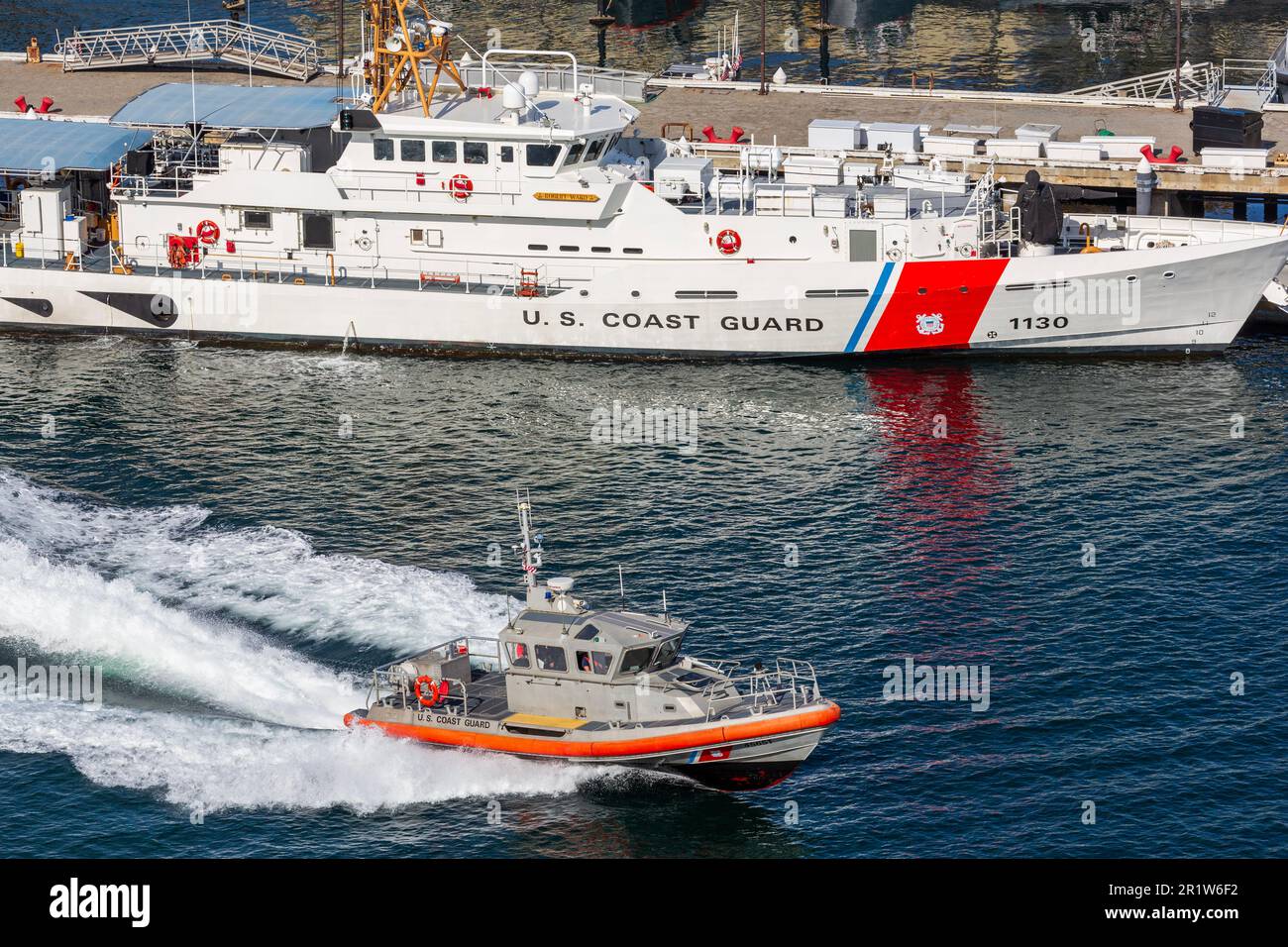 Terminal Island Coast Guard Station, Port of Los Angeles, San Pedro ...