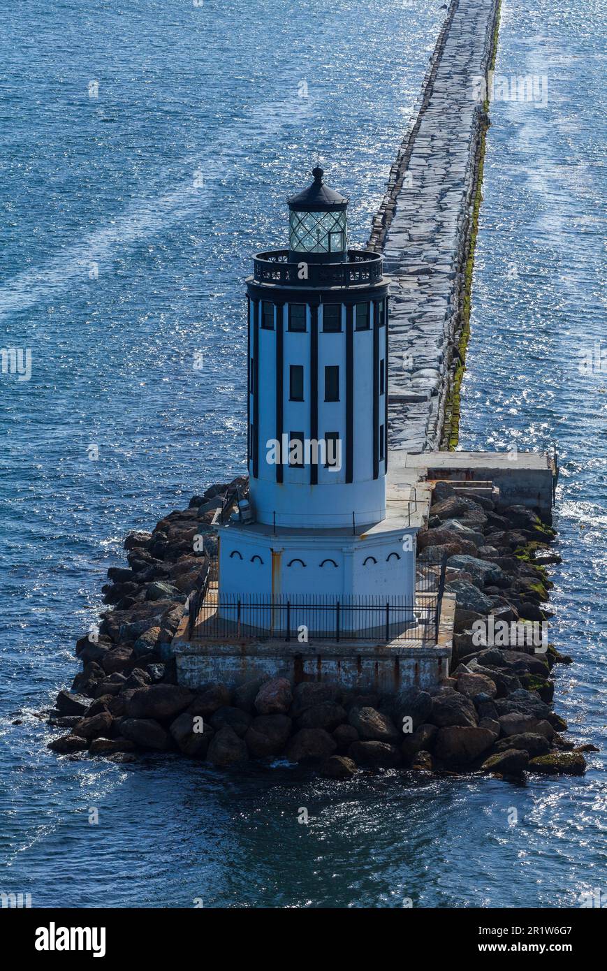 Angels Gate Lighthouse, San Pedro, Southern California, USA Stock Photo ...