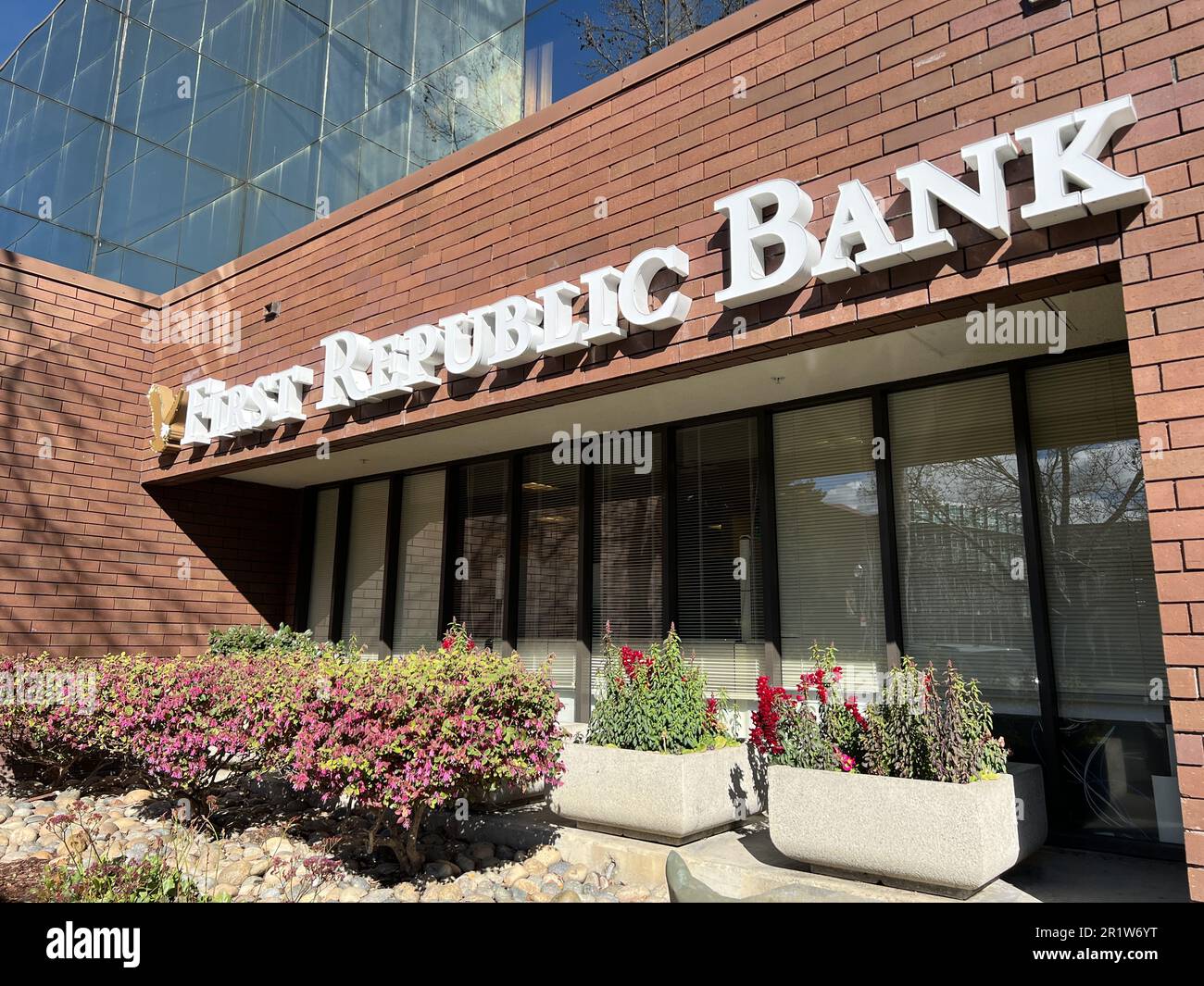United States. 30th Mar, 2023. Exterior of First Republic Bank building ...
