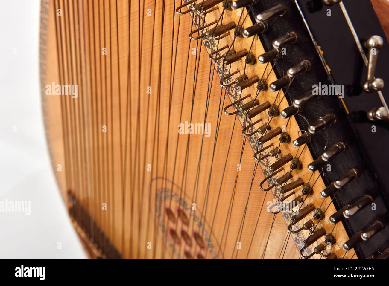 bandura close up, Ukrainian musical instrument Stock Photo - Alamy
