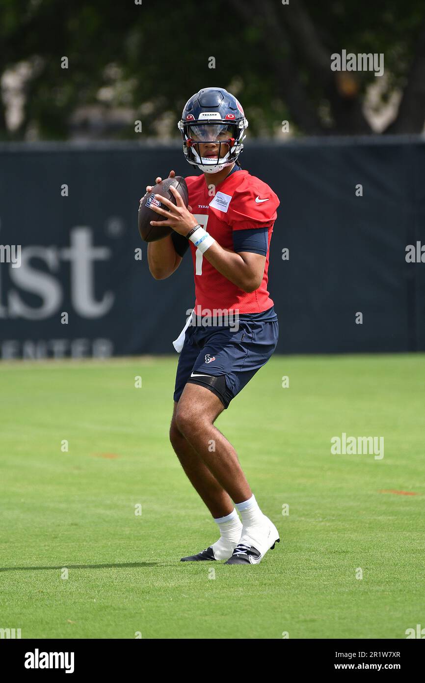 Houston Texans quarterback CJ Stroud (7) throws a pass during Houston ...