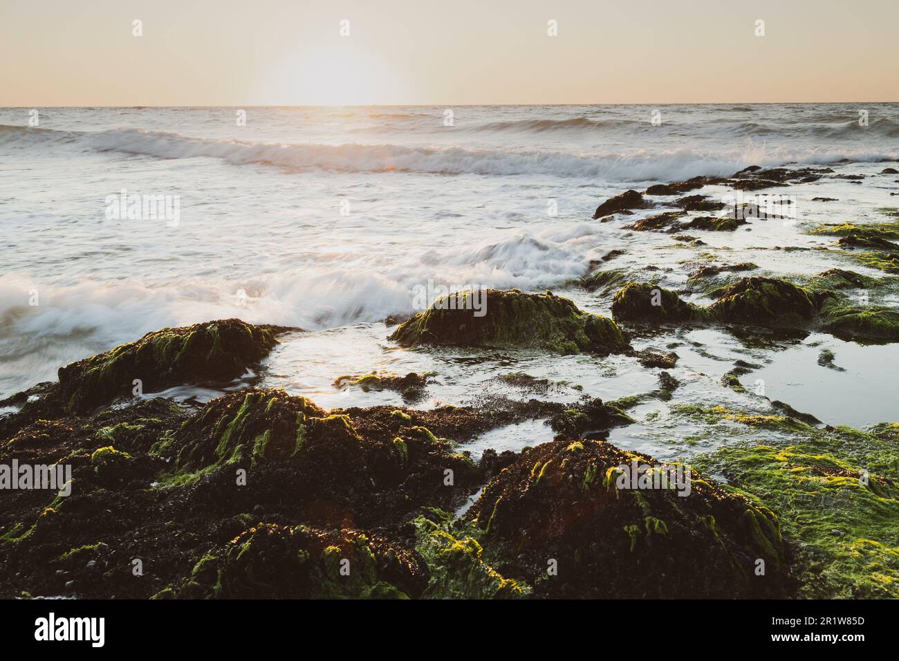 Rocks on the zeeland coast of the netherlands hi-res stock photography ...