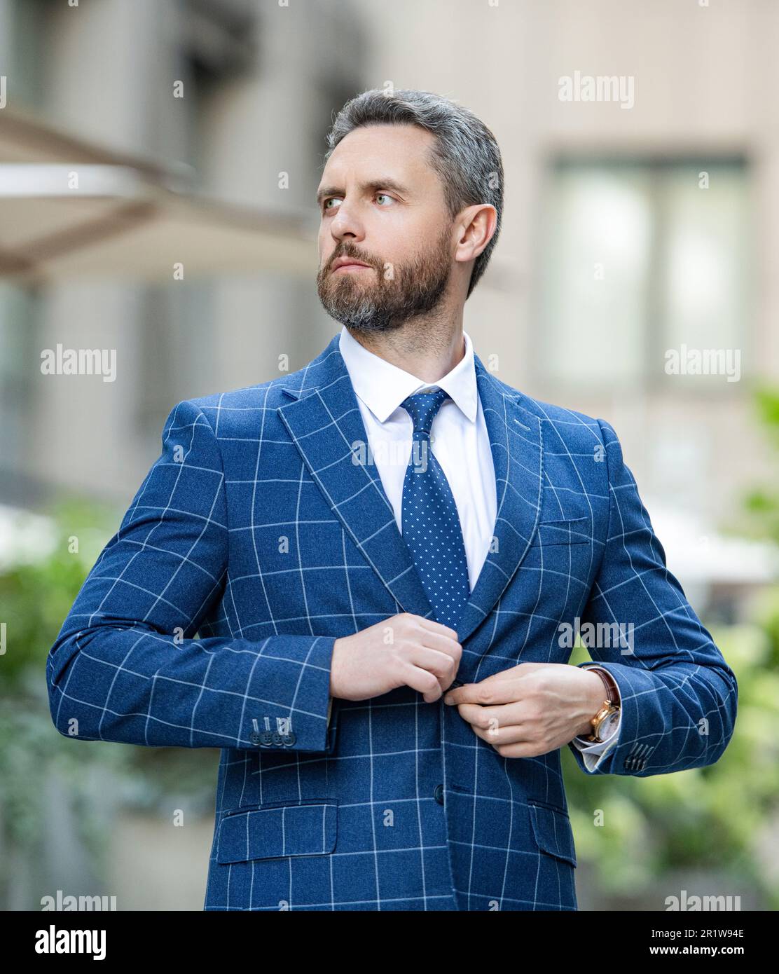 photo of mature business boss with tie. business boss outdoor. business ...