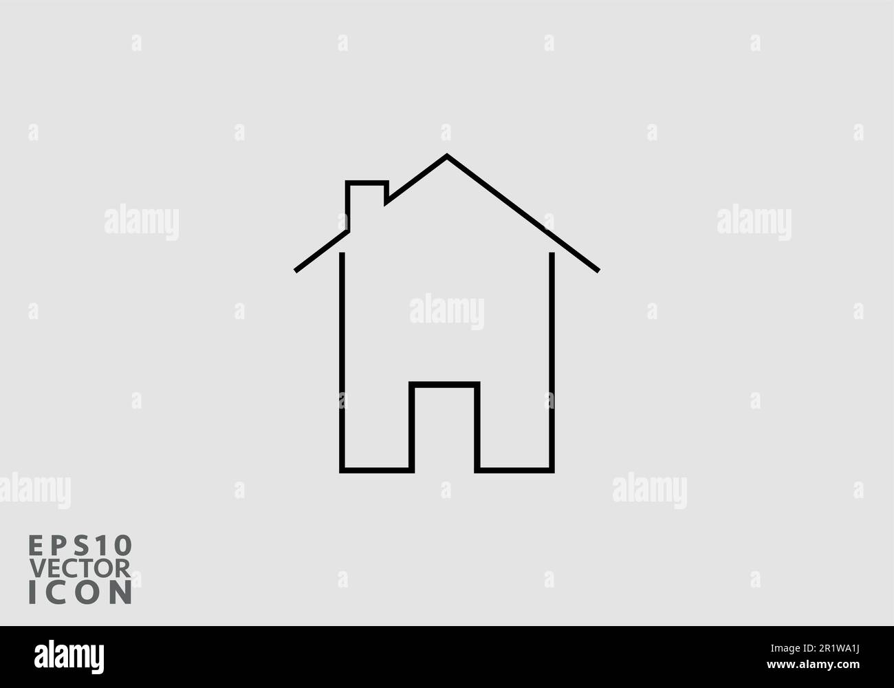 Single line icon self Stock Vector Images - Alamy