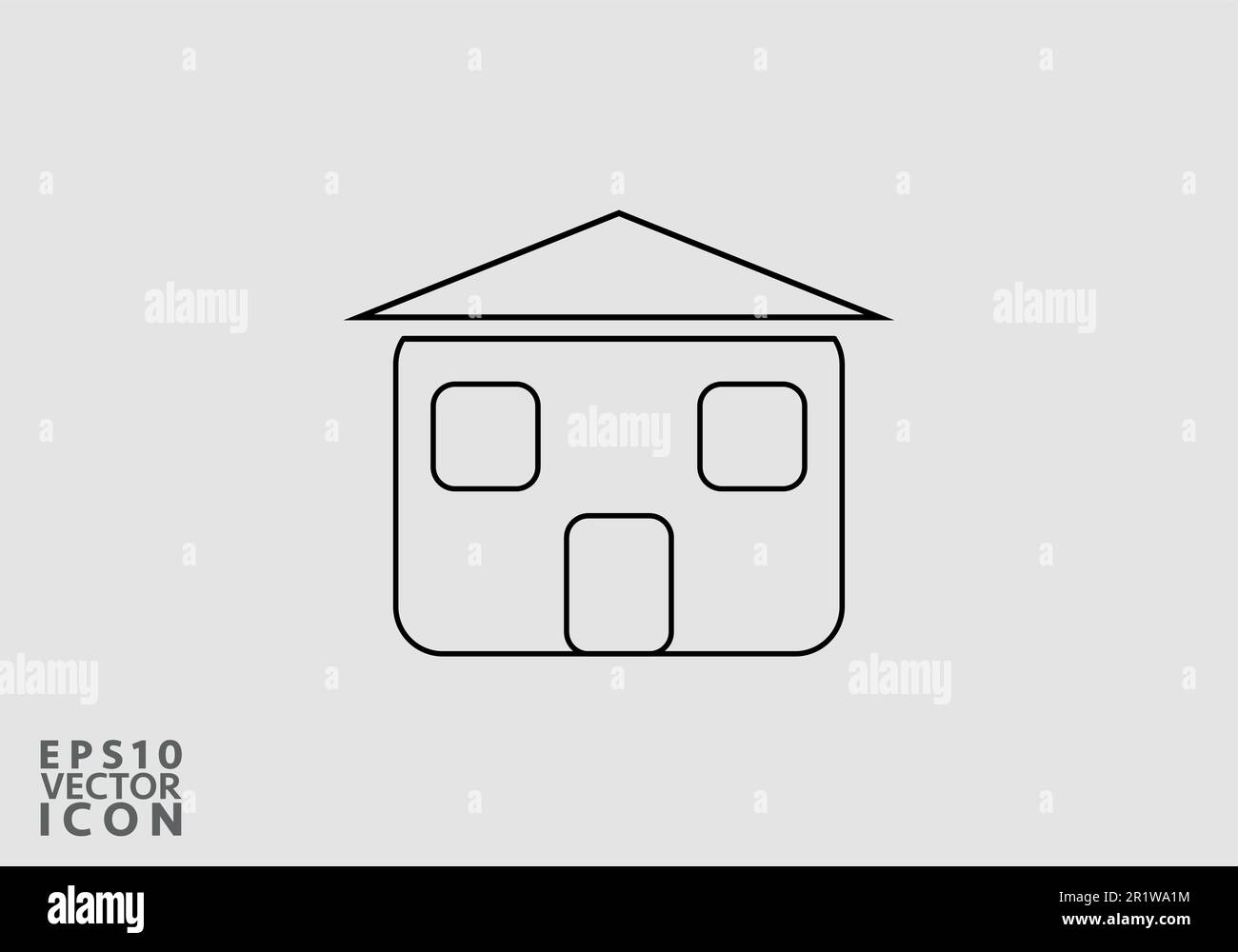 Single line icon self Stock Vector Images - Alamy