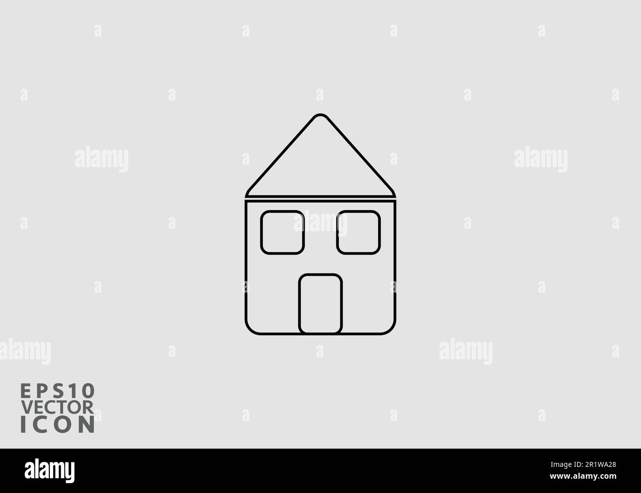 Single line icon self Stock Vector Images - Alamy