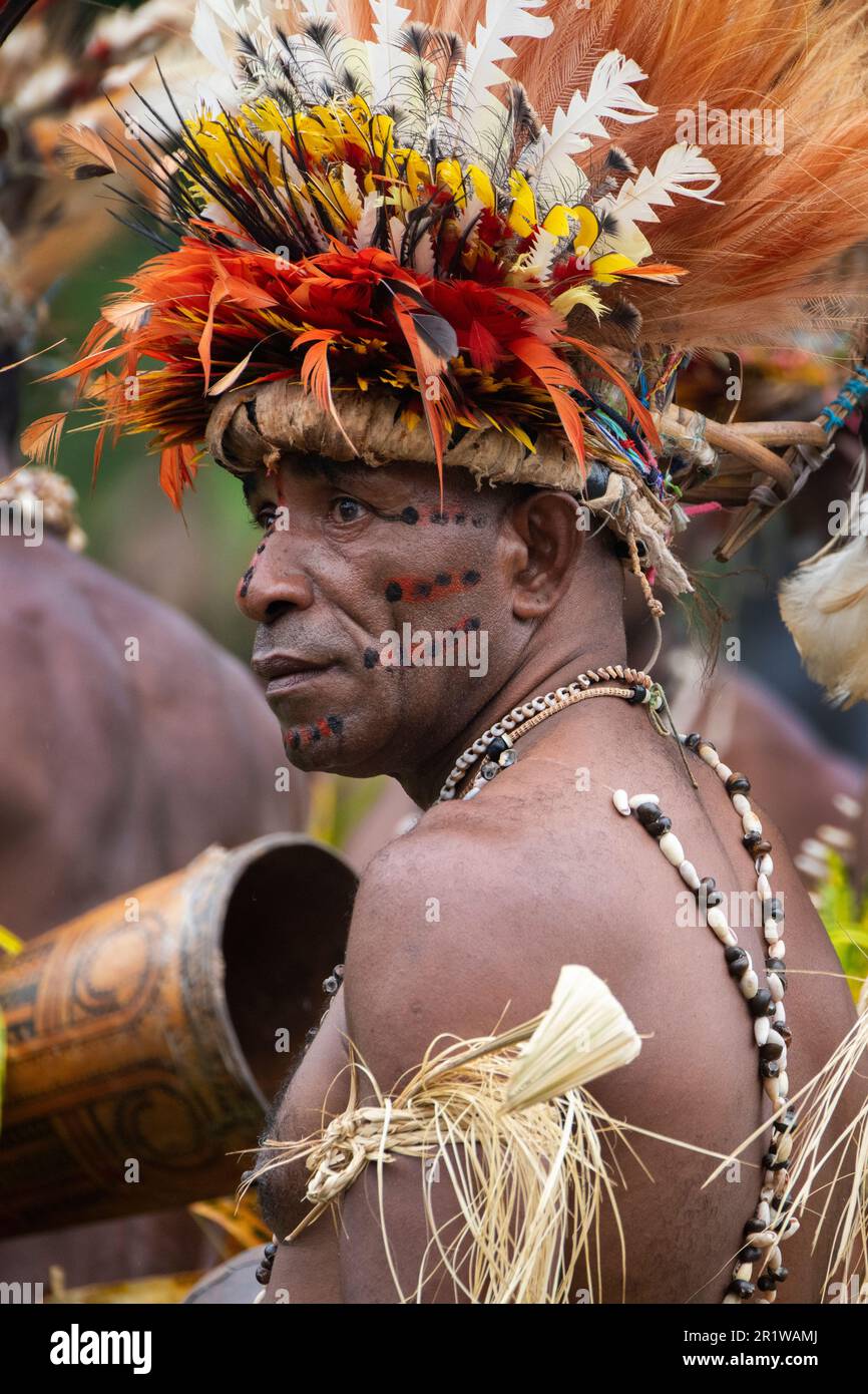 Papua New Guinea, Oro Province, Tufi Island, Baga Village. Traditional ...
