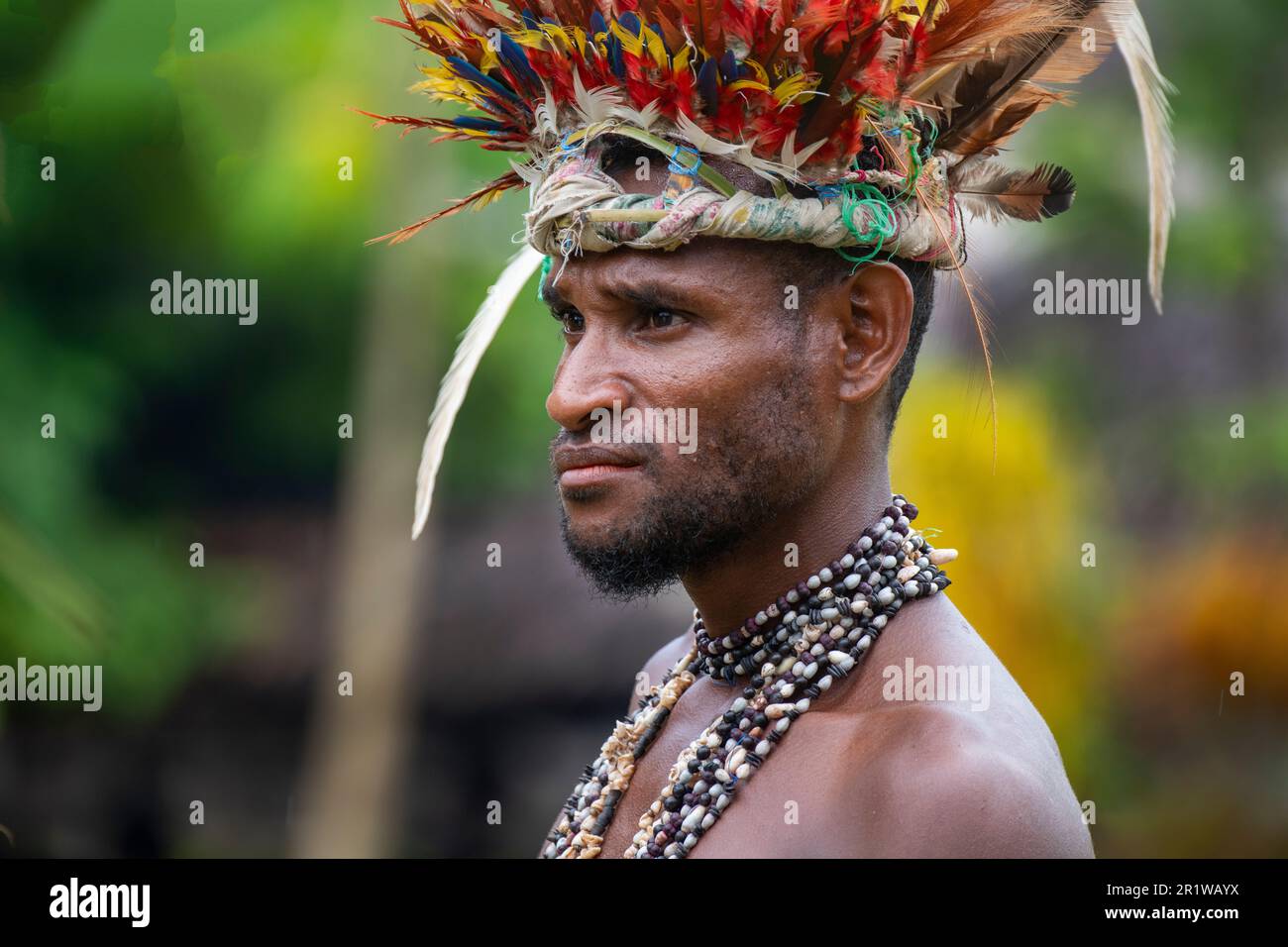 Papua New Guinea, Oro Province, Tufi Island, Baga Village. Traditional ...