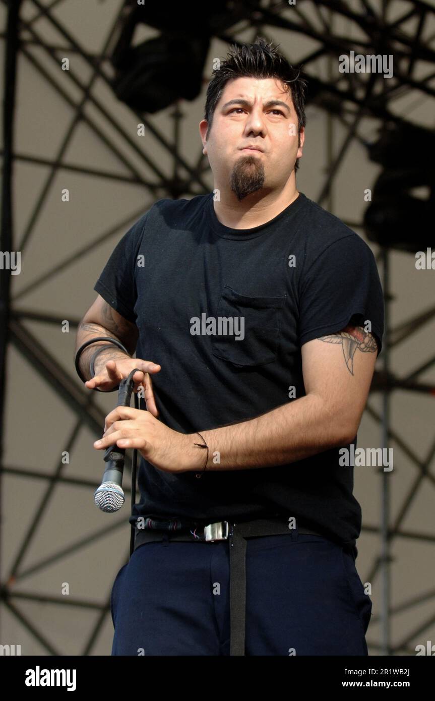 Milan Italy 2006-06-04 :Chino Moreno singer and guitarist of Deftones ...