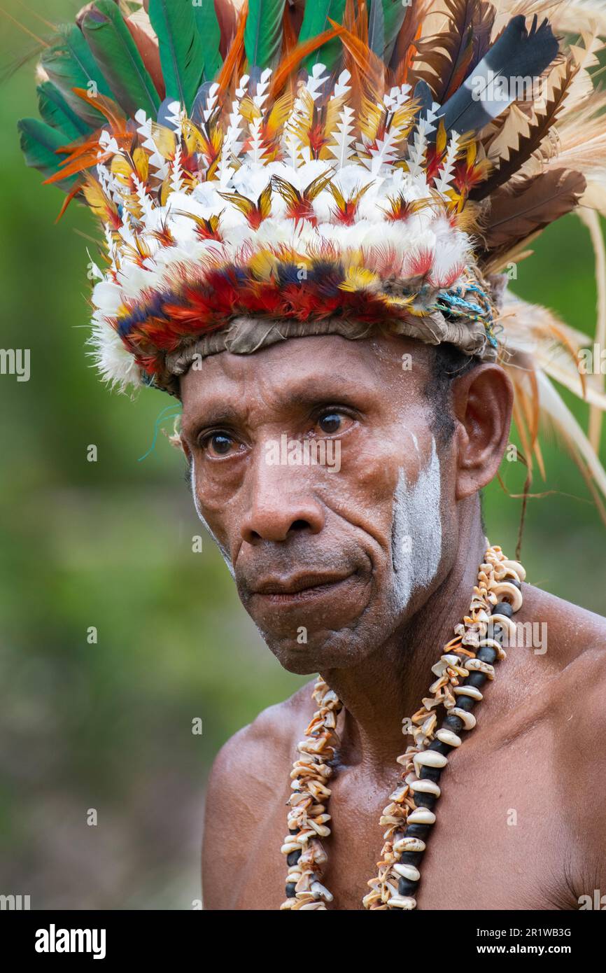 Papua New Guinea, Oro Province, Tufi Island, Baga Village. Traditional ...