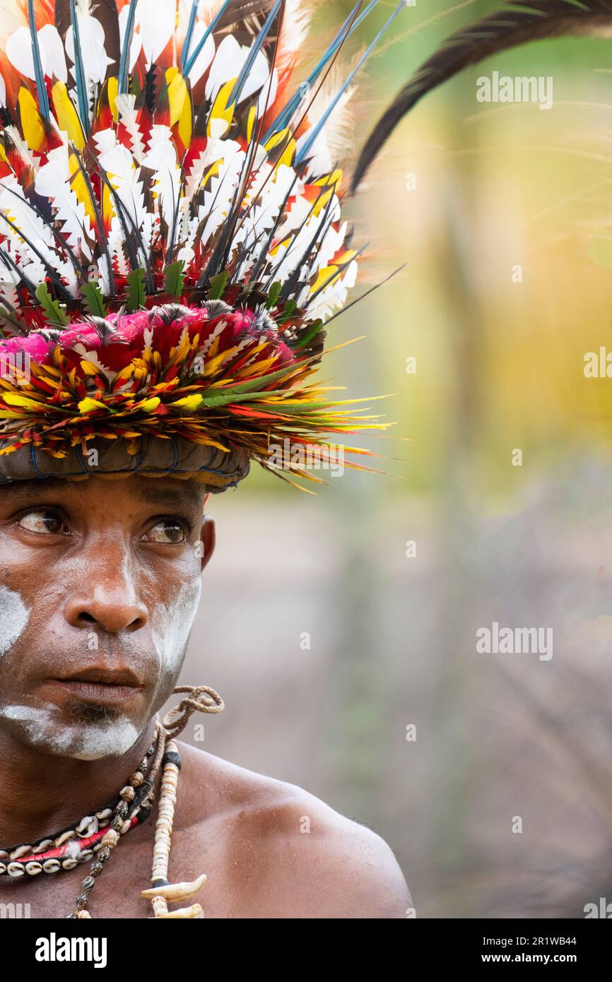 Papua New Guinea, Oro Province, Tufi Island, Baga Village. Traditional ...