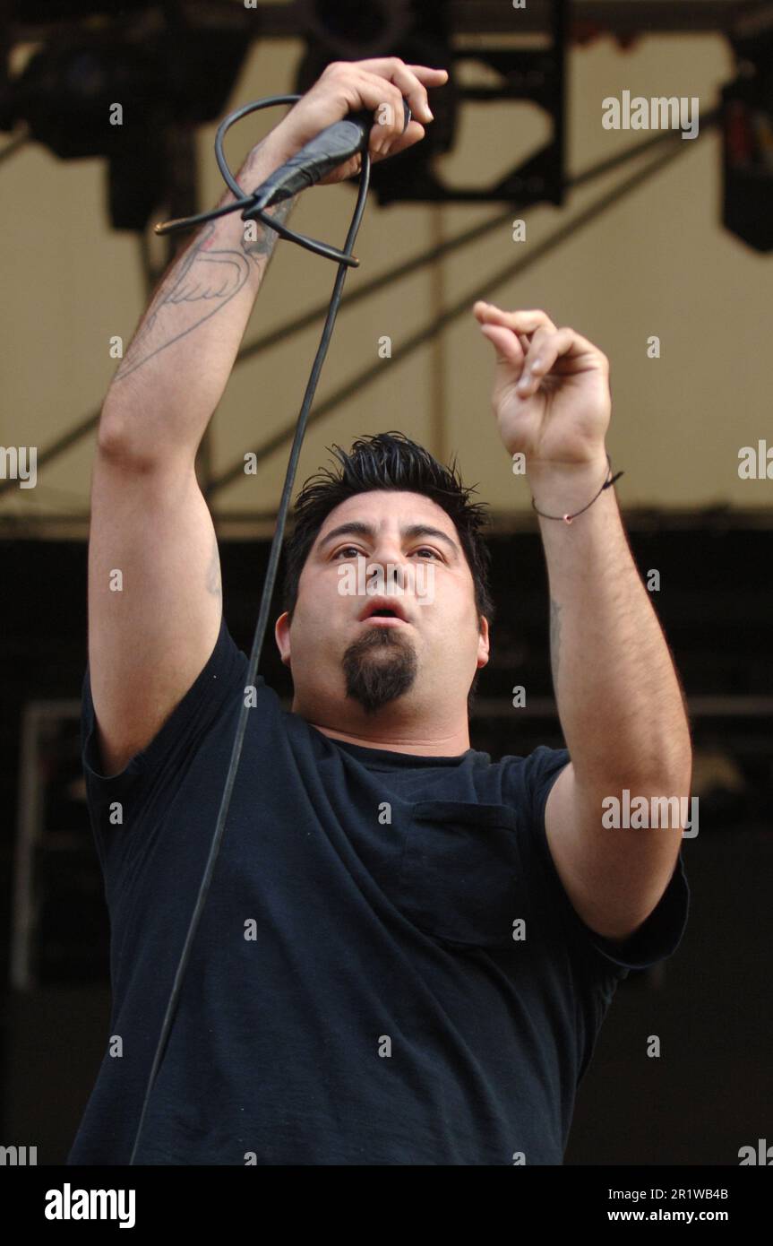 Milan Italy 2006-06-04 :Chino Moreno singer and guitarist of Deftones ...
