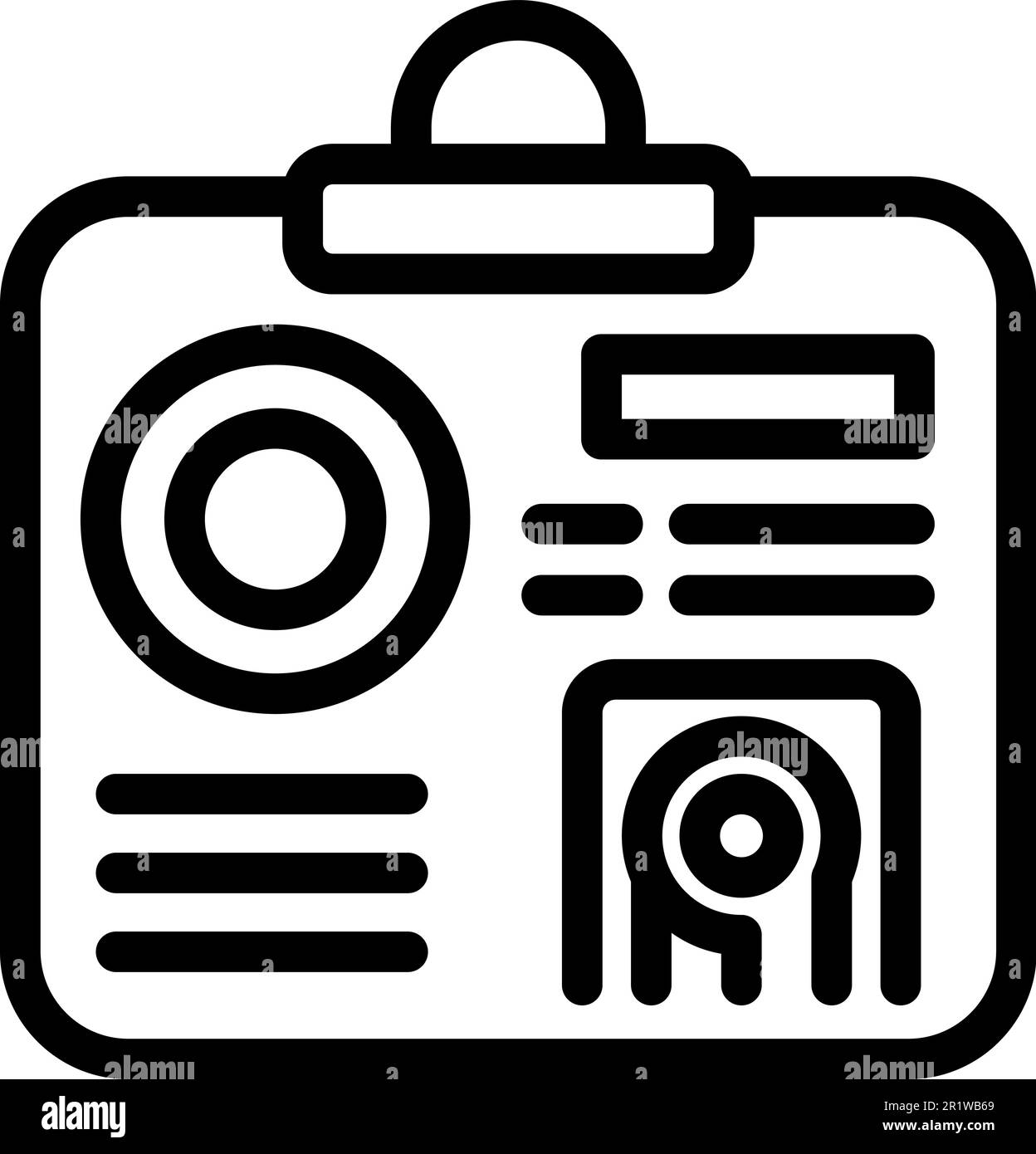 Fingerprinting Id Card Icon Outline Vector Privacy Touch Human Access