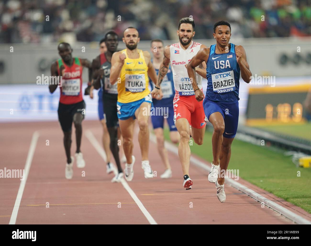 Donavan brazier doha 2019 hi-res stock photography and images - Alamy