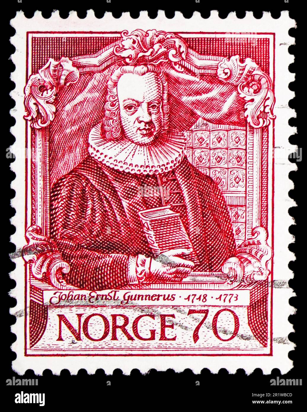 Moscow Russia April 08 2023 Postage Stamp Printed In Norway Shows