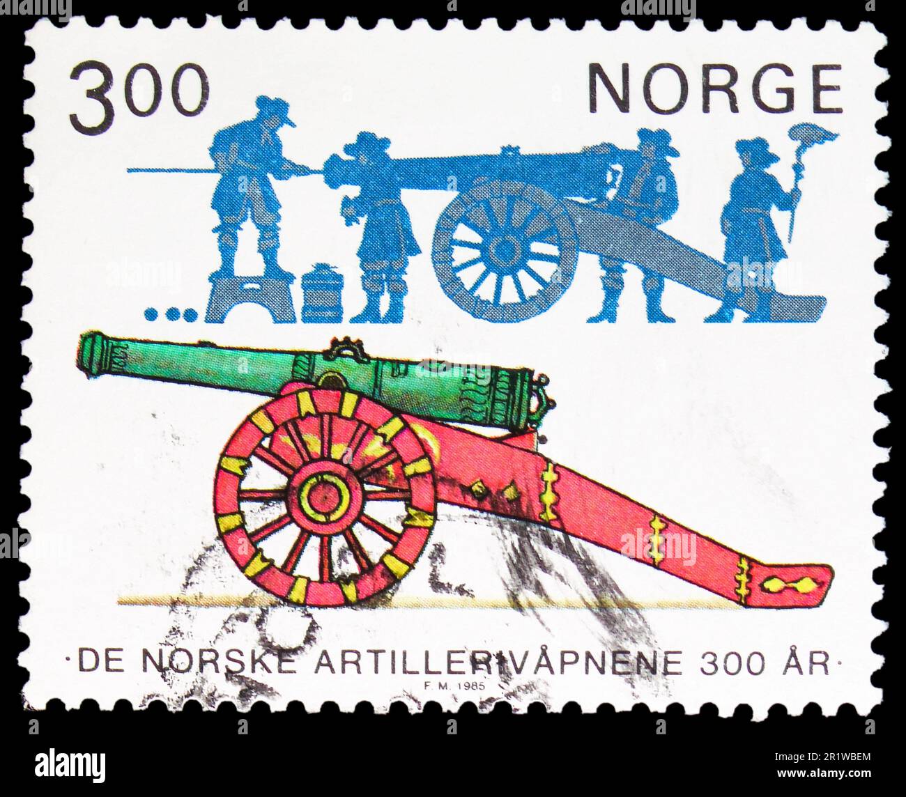 MOSCOW, RUSSIA - APRIL 08, 2023: Postage stamp printed in Norway shows ...
