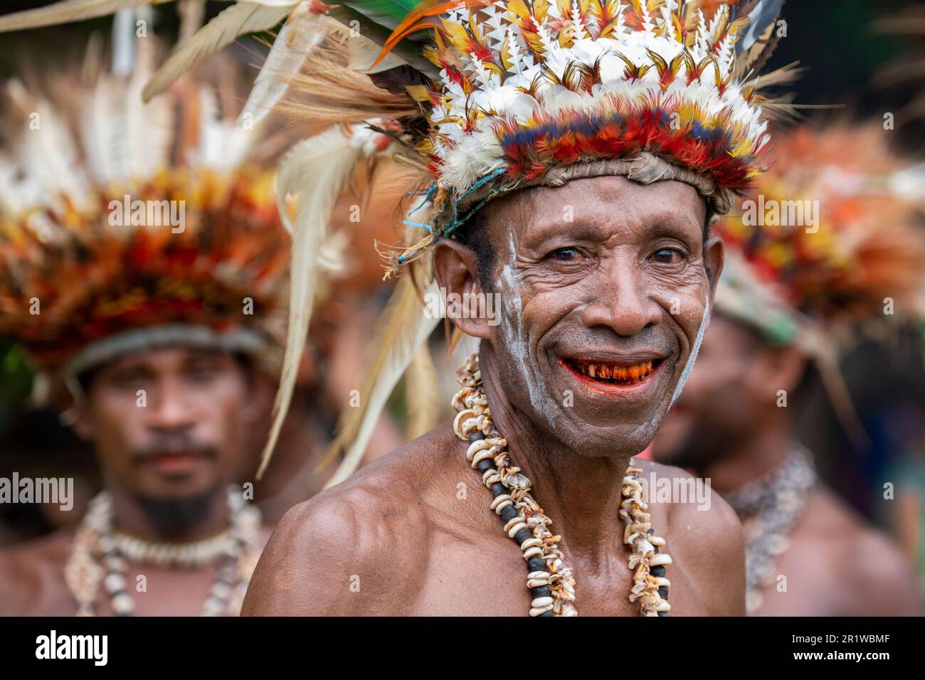 Papua New Guinea, Oro Province, Tufi Island, Baga Village. Traditional ...