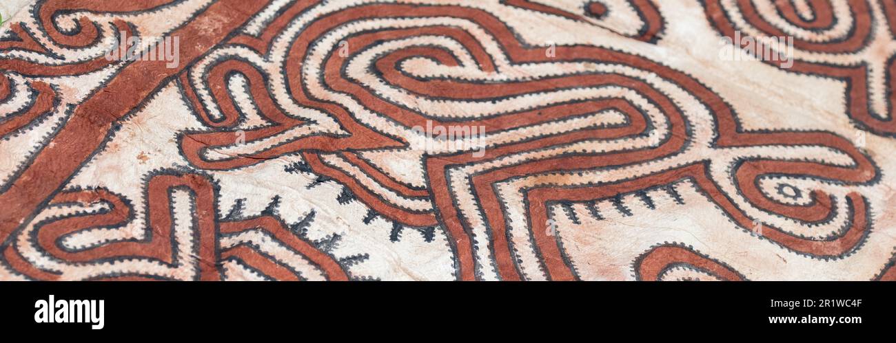 Papua New Guinea, Oro Province, Tufi Island, Baga Village. Traditional ...