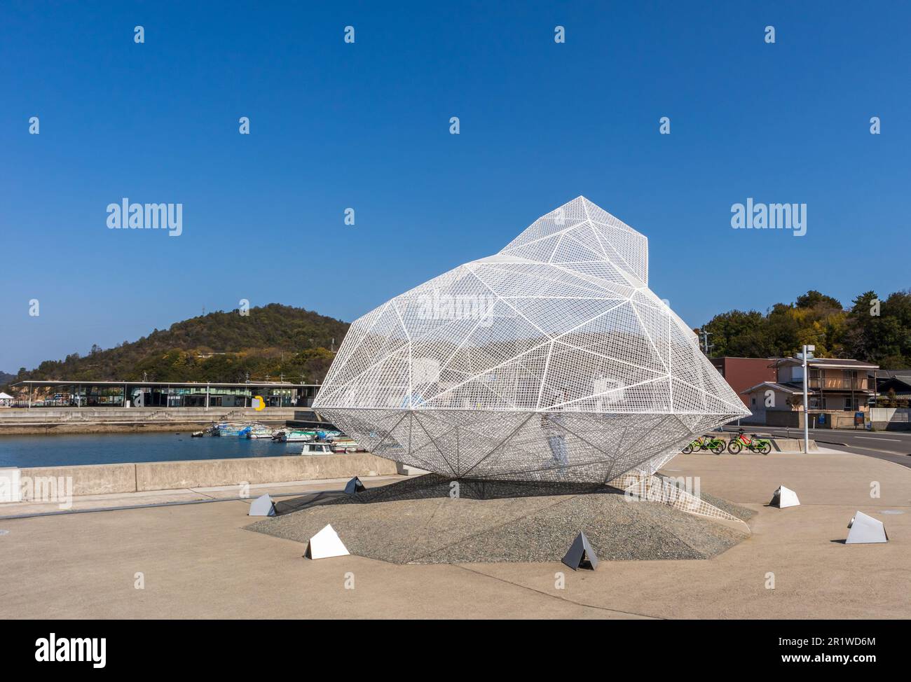 Naoshima, Japan - March 29, 2023: Public outdoor sculpture on Naoshima ...