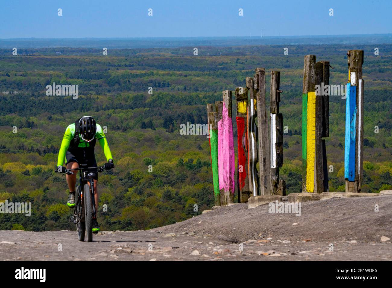 The Haniel slagheap, 185-metre-high tailings pile, at the Prosper ...