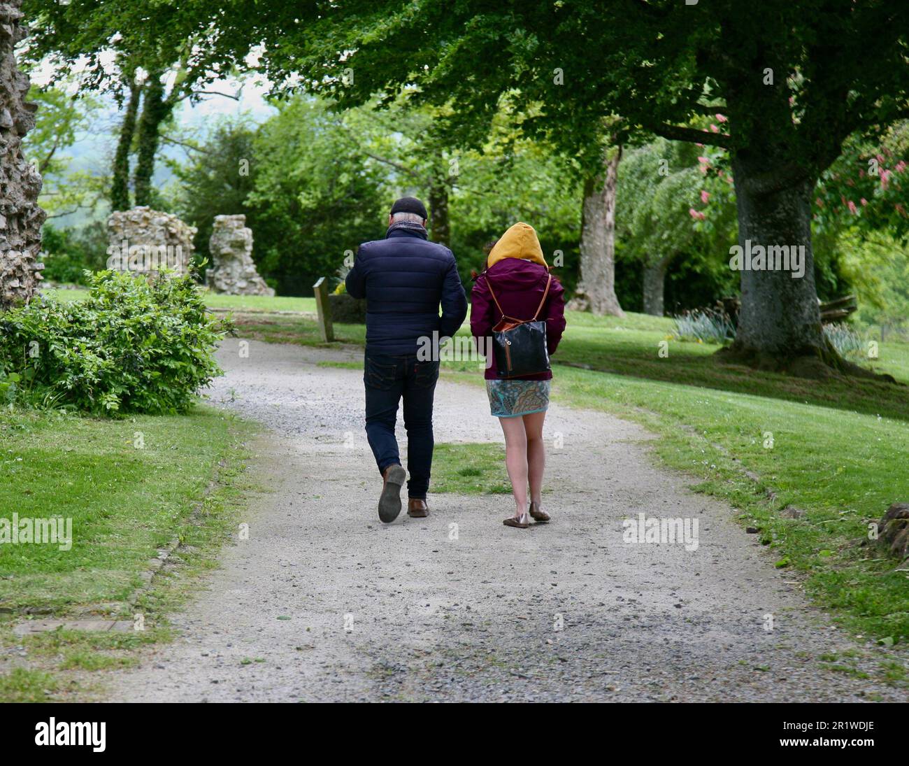 A stroll around the chateau grounds at Domfront-en-Poiraie, Normandy ...