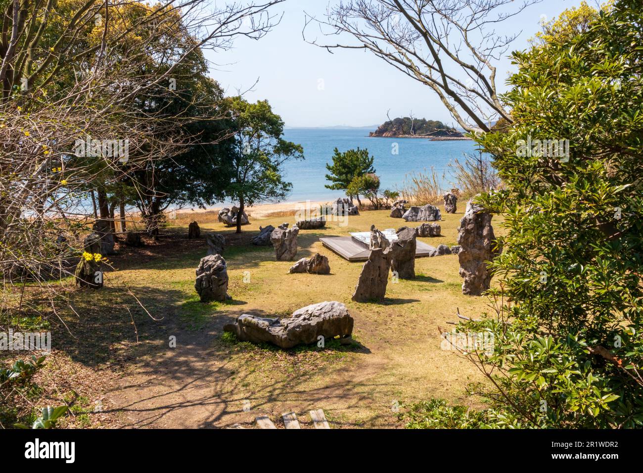 Naoshima, Japan - March 29, 2023: Public outdoor sculpture on Naoshima ...