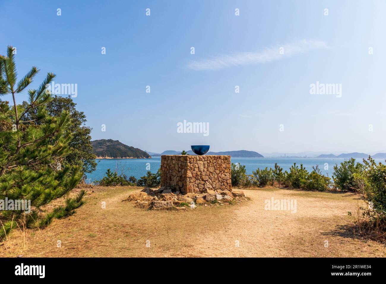 Naoshima, Japan - March 29, 2023: Public outdoor sculpture on Naoshima ...
