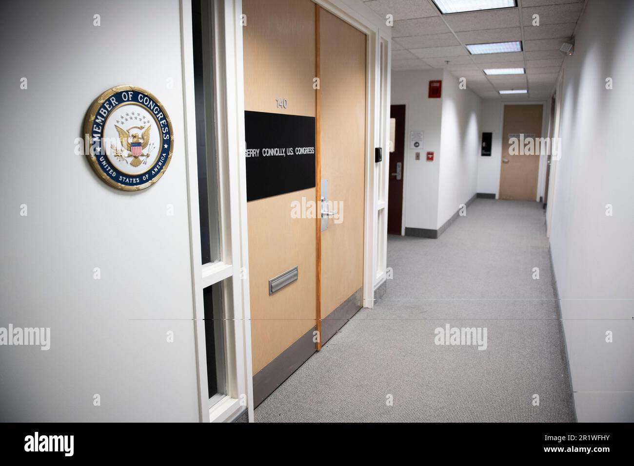 The Fairfax, Va., office of Rep. Gerry Connelly, D-Va., is shown on ...