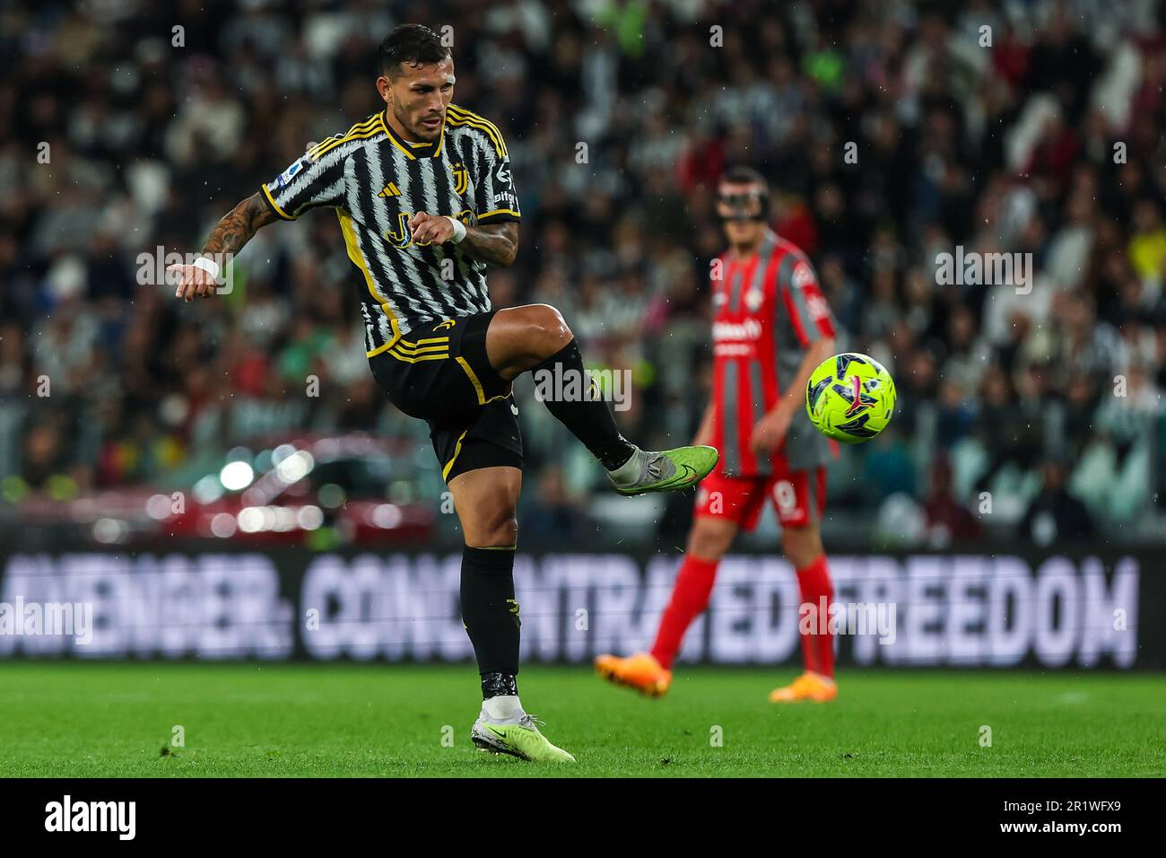 Turin, Italy. 14th May, 2023. Leandro Paredes of Juventus FC in action ...