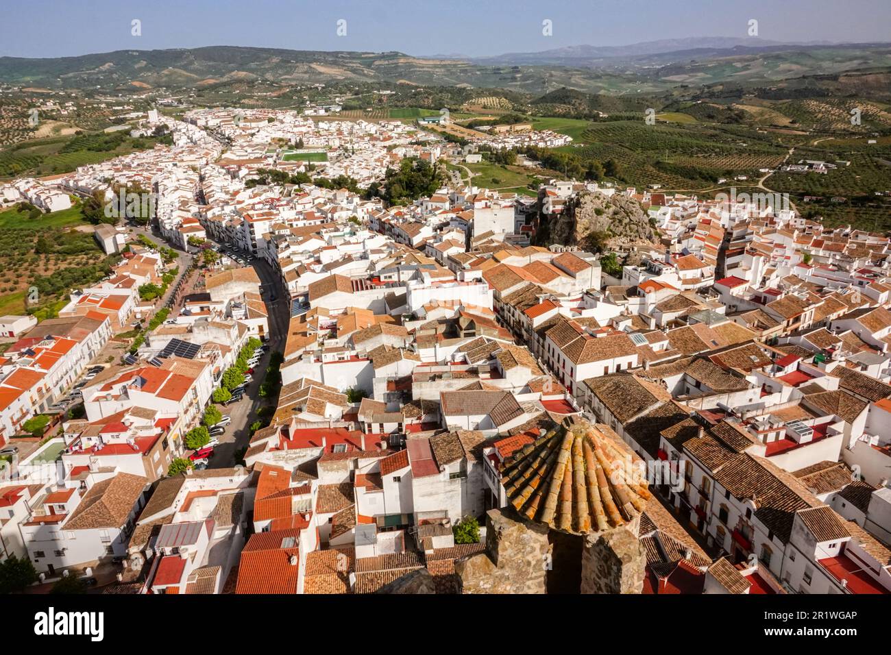 Homes in the ancient town center known as the La Villa District viewed ...