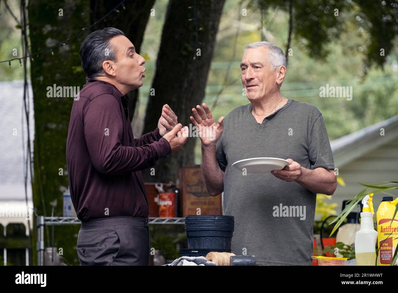 ABOUT MY FATHER, from left: Sebastian Maniscalco, Robert De Niro, 2023 ...