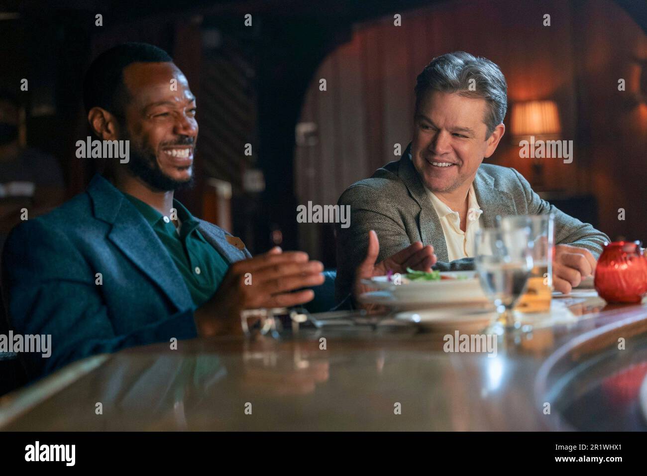 AIR, from left: Marlon Wayans as George Raveling, Matt Damon as Sonny ...