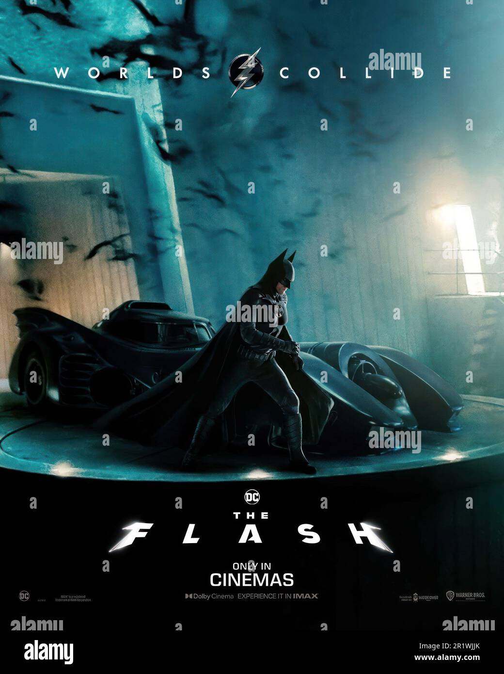 THE FLASH, character poster, Michael Keaton as Batman, 2023. © Warner ...