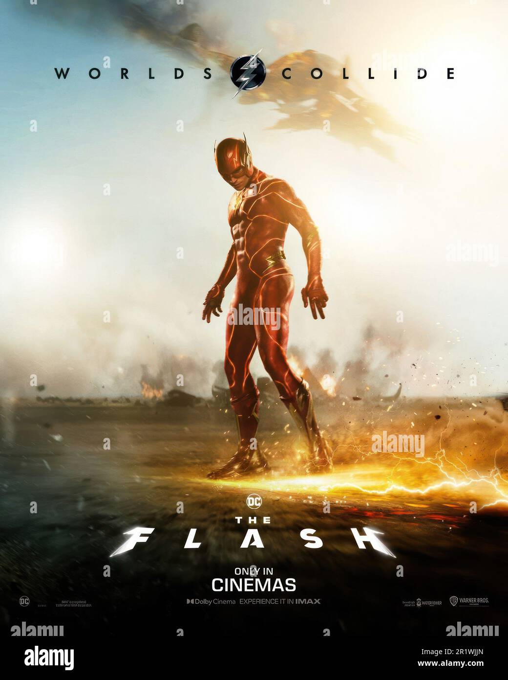 THE FLASH, character poster, Ezra Miller as The Flash, 2023. © Warner ...