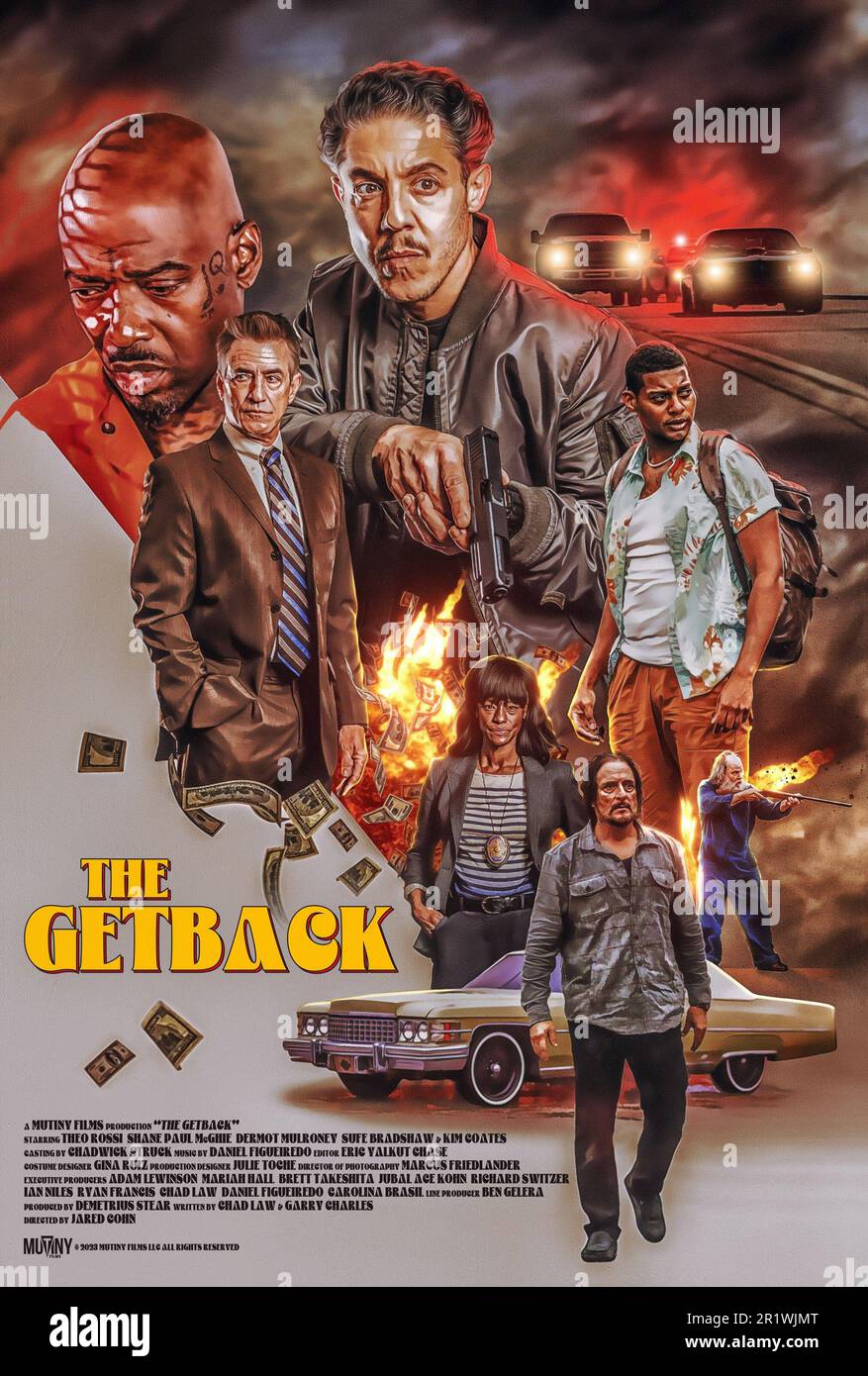 THE GETBACK, poster, clockwise from top: Theo Rossi, Shane Paul McGhie, Ritchie Montgomery, Kim ...