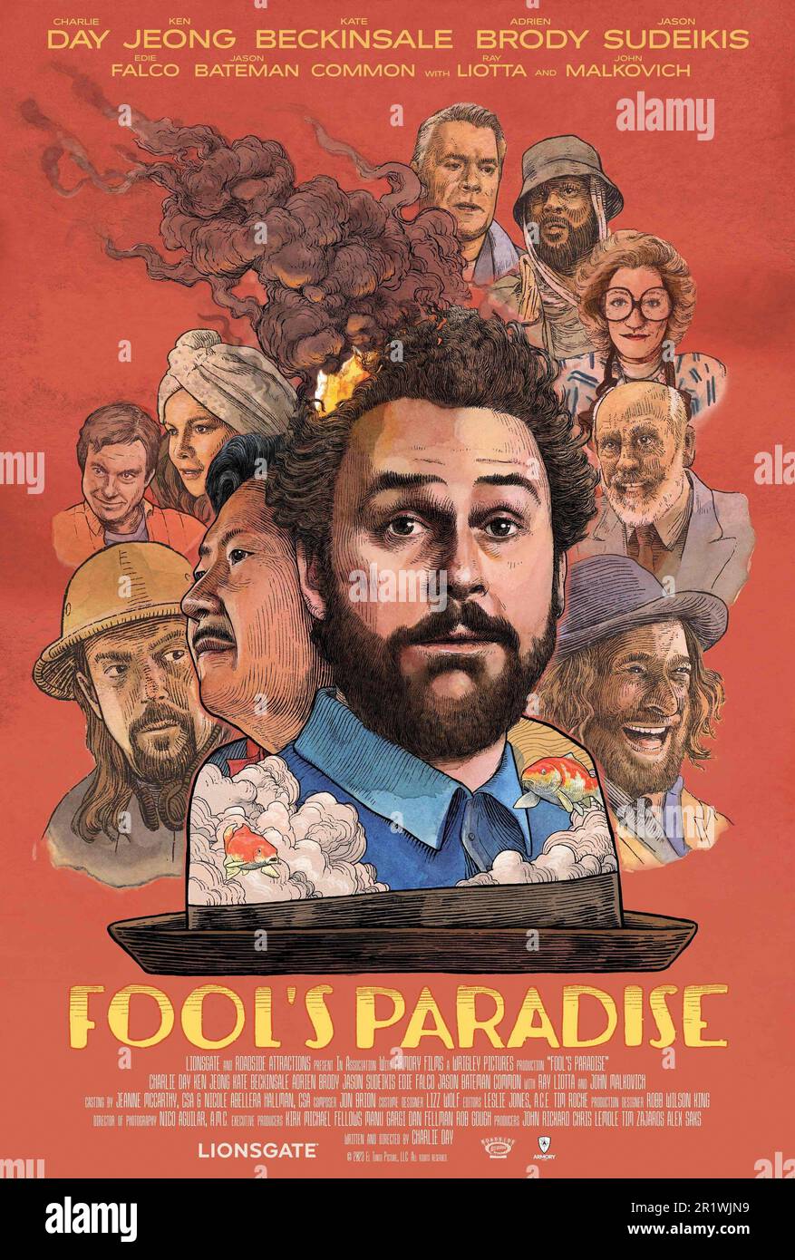 FOOL'S PARADISE, poster, clockwise from top: Ray Liotta, Common, Edie ...