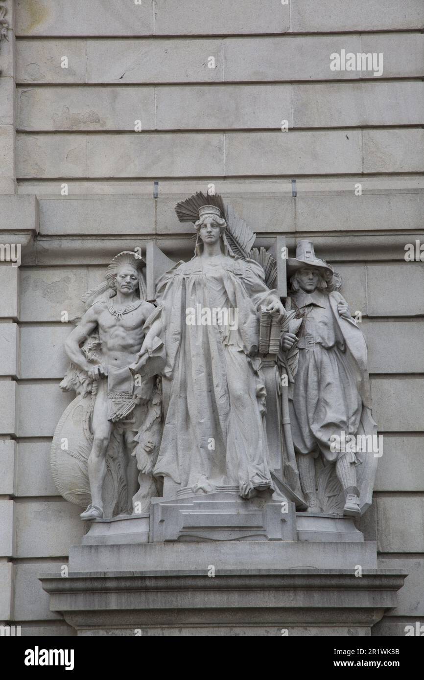 Surrogate Courthouse also known as NYC Hall of Records, exterior ...
