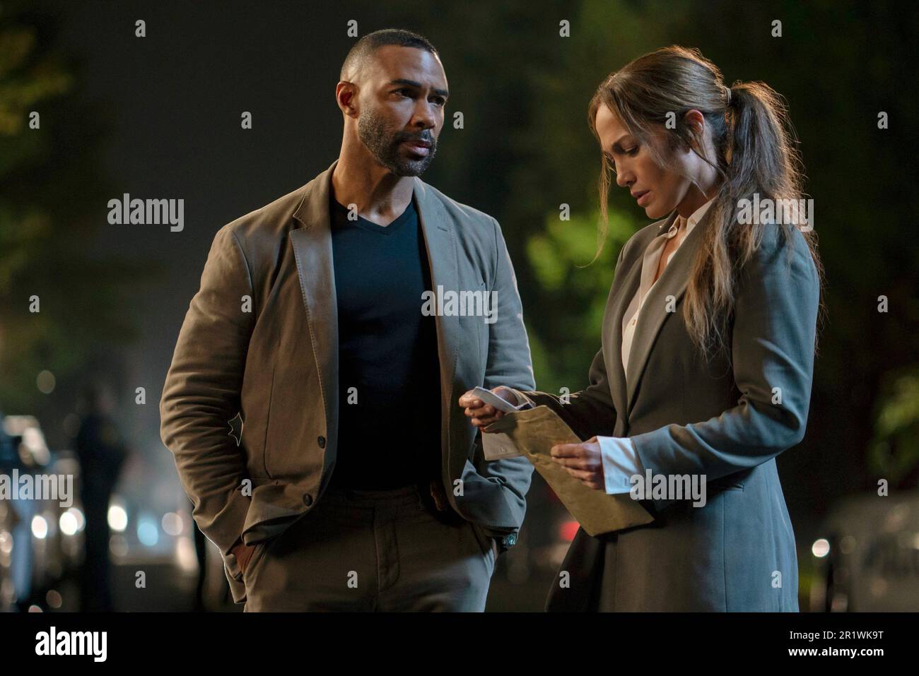 THE MOTHER, from left: Omari Hardwick, Jennifer Lopez, 2023. ph: Doane ...
