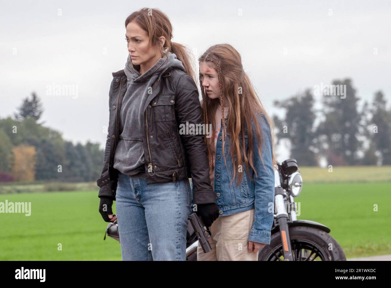 THE MOTHER, from left: Jennifer Lopez, Lucy Paez, 2023. ph: Doane ...