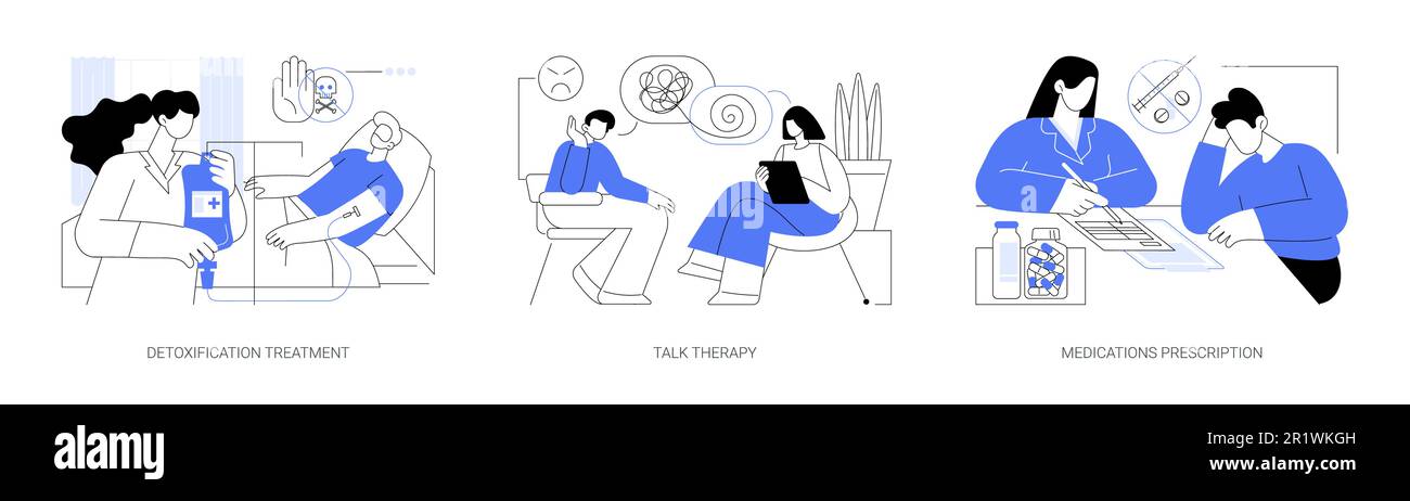 Addiction support abstract Stock Vector Images - Alamy