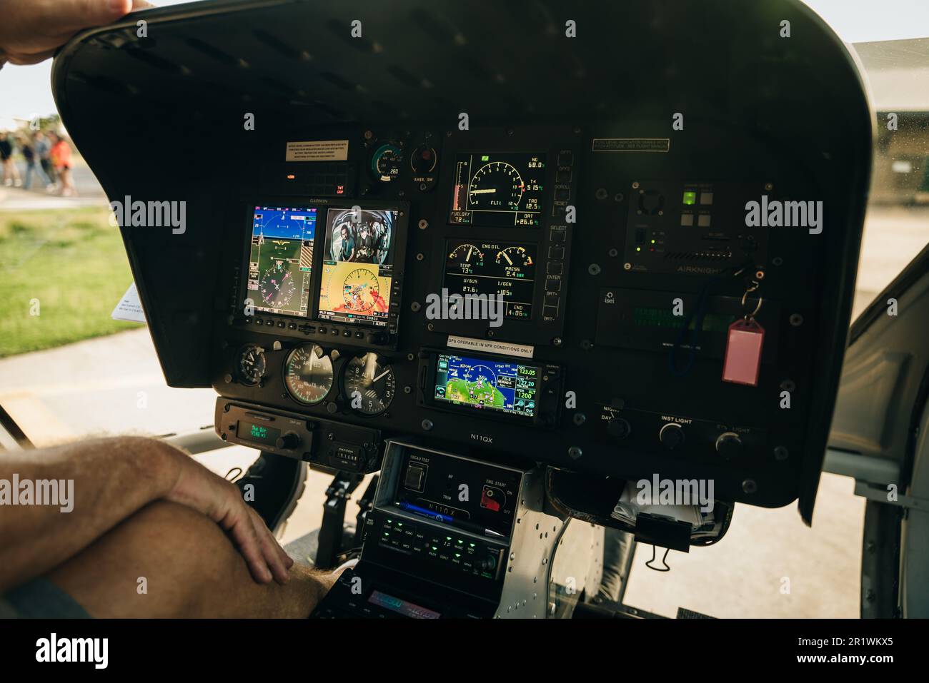 inside the cockpit of a helicopter in hawaii. High quality photo Stock ...