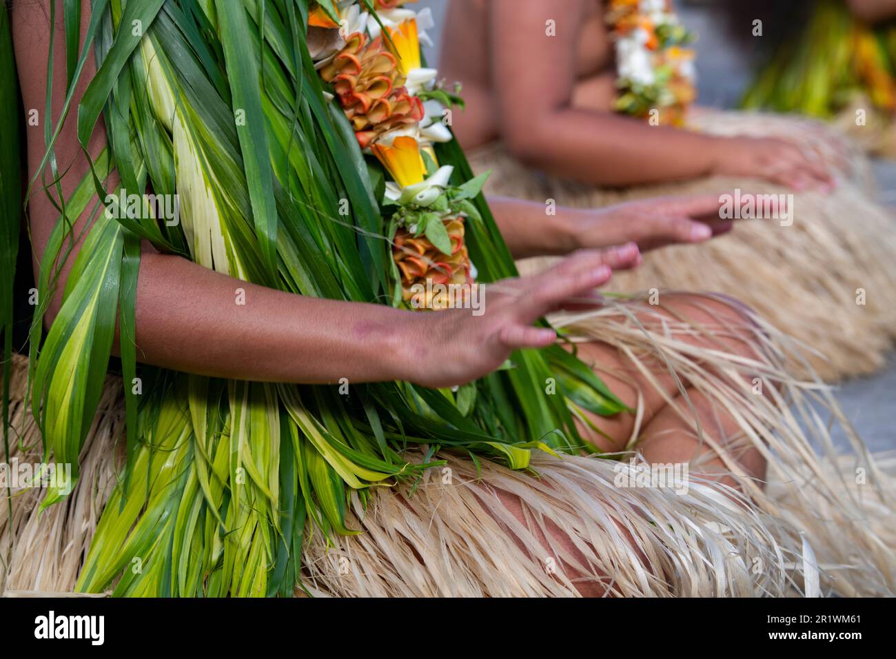 South Pacific, French Polynesia, Gambier Islands, Island of Mangareva ...